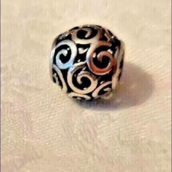 Pandora | Jewelry | Pandora Silver Swirl Charm | Poshmark